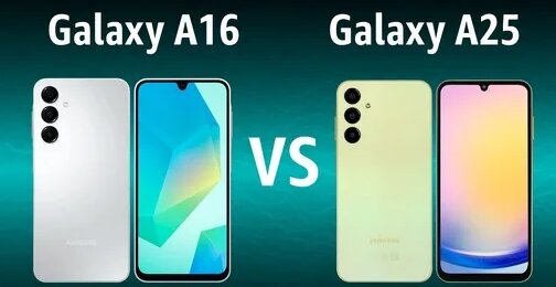 Galaxy A16 vs Galaxy A25. Сравнение среднебюджетных смартфонов от Samsung - Смотреть онлайн в ...