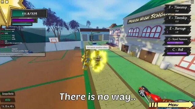 Becoming Shadow Dio and Obtaining Shadow The World in Project Menacing ...