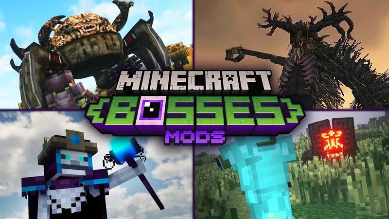 Top 10 Mods That Add Bosses To Minecraft (Part 2) | 1.20.1/1.16.5/1.12. ...