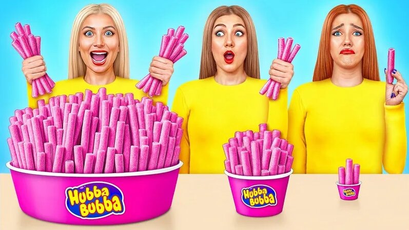 [Multi Do Russian] Большая, Средняя или Маленькая Тарелка Челлендж ...