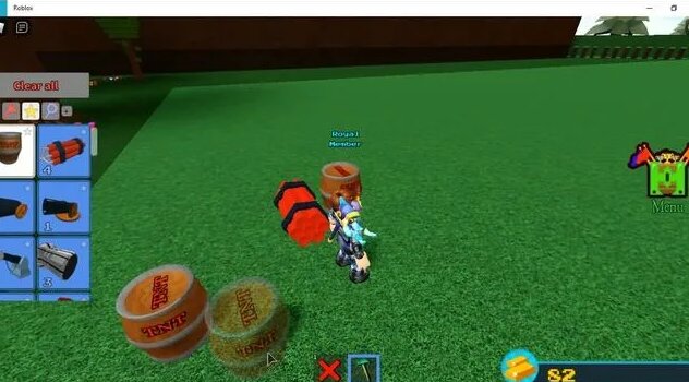 How to explode TNT barrel and Dynamite in Build A Boat For Treasure on ...