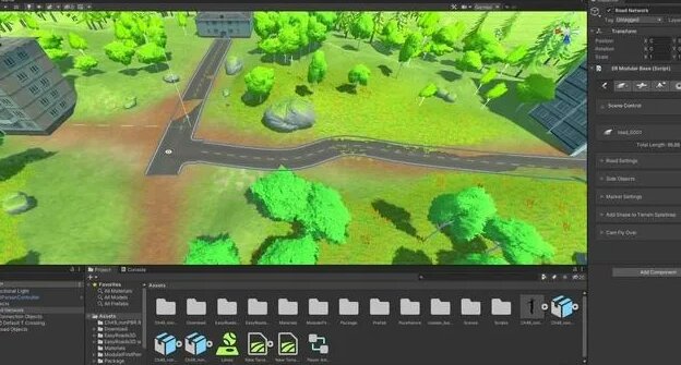 Как сделать дорогу в Unity 3Д // Easy Roads 3D - Смотреть онлайн в ...