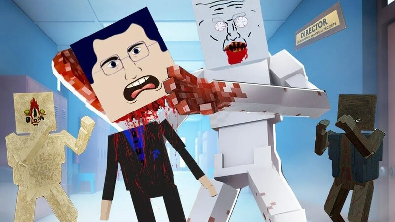 Страшные scp захватили школу! угар и безумие в paint the town red ...