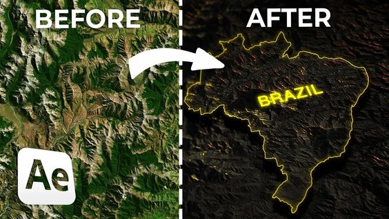 Create A Custom Dynamic Map Animation | After Effects - EroFound