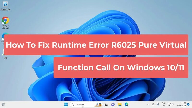 How To Fix Runtime Error R6025 Pure Virtual Function Call On Windows 10/11 - Смотреть онлайн в ...