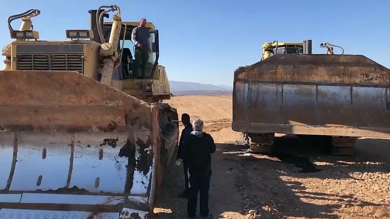 Транспортировка 105 тонного бульдозера Komatsu_D475 — Видео от ...