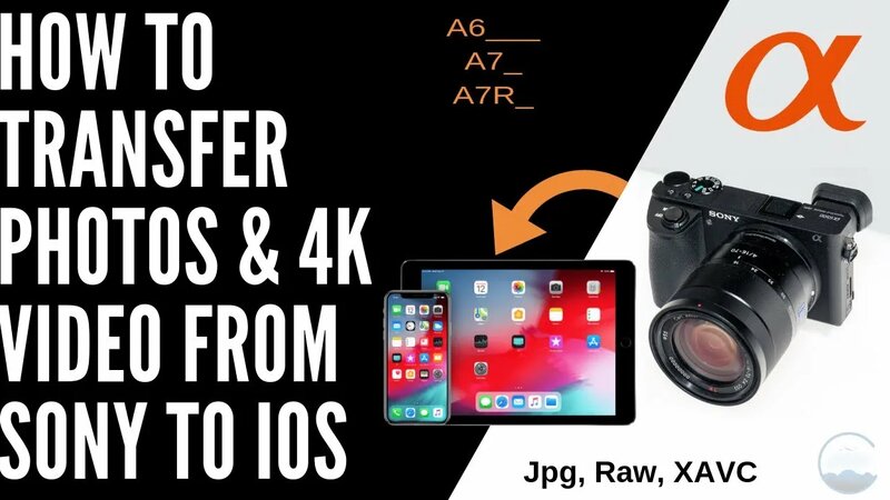 How To Transfer Photos and 4K Video from Sony Cameras To iPhone & iPad ...