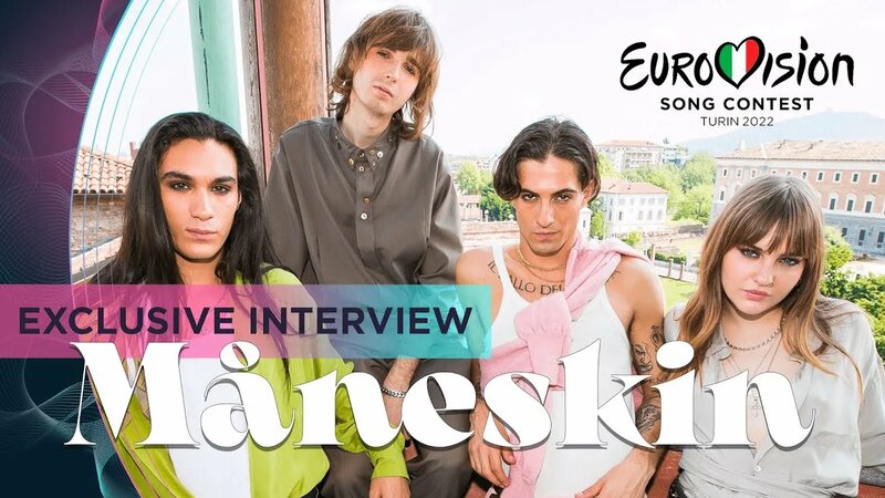 Måneskin Interview 2022: Exclusive! Italian Winners talk to Eurovision ...