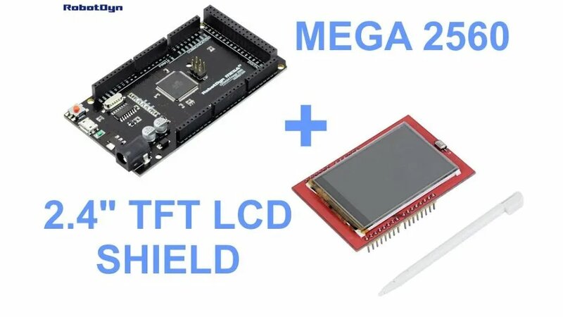Arduino Mega 2560 + 2.4" TFT LCD Shield - Смотреть онлайн в поиске ...