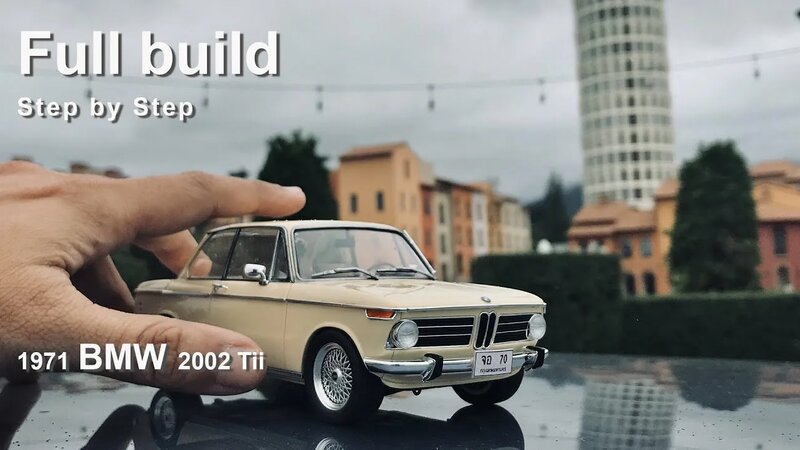 BMW 2002 Tii | Full Build Step by step | Scale model car | Hasegawa | 1 ...