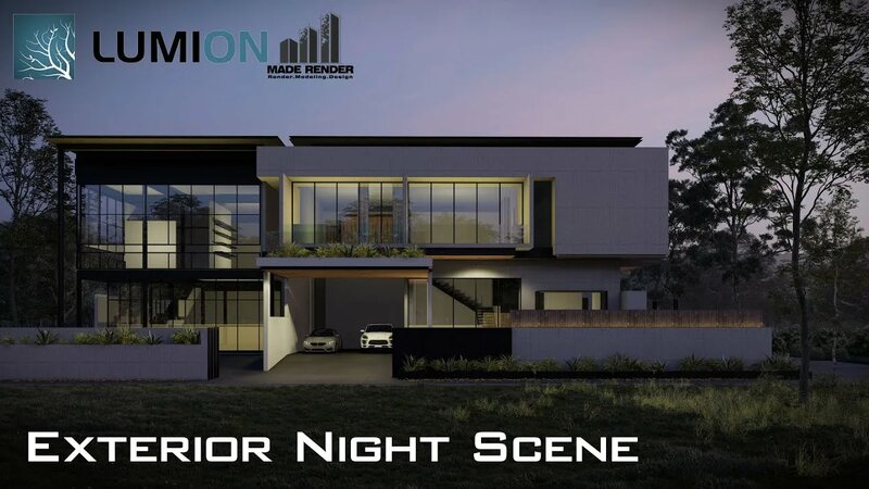 Lumion 11 Realistic night scene render effects - Yandex Video aramada ...