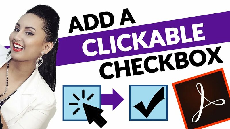 How to Add a Clickable Checkbox in PDF Using Adobe Acrobat Pro DC - Смотреть онлайн в поиске ...