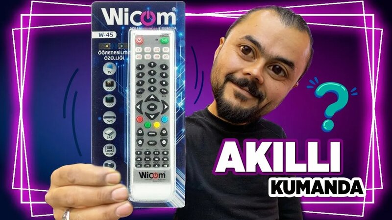 Wicom 8İN1 öğrenebilen universal akıllı kumandalar nasıl kullanılır ...