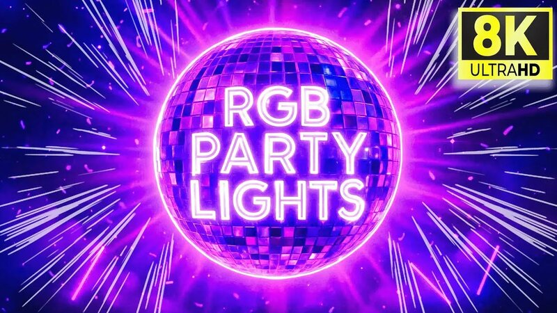 LED RGB Party Lights – Flashing Disco Lights with Dance & Disco Music ...