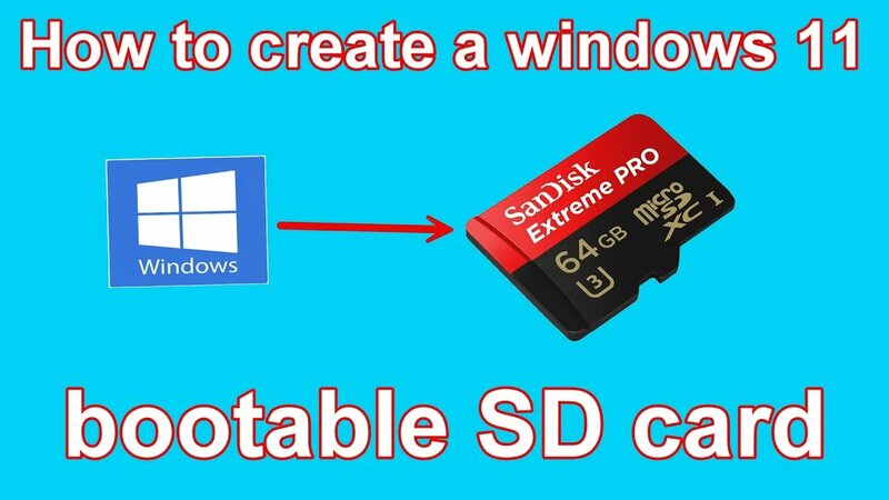 How to create a windows 11 bootable SD card - Смотреть онлайн в поиске ...