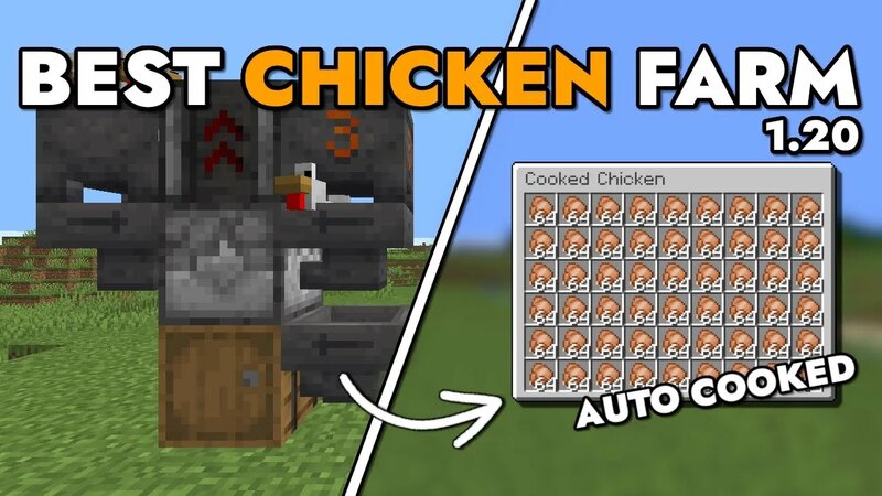 Best Chicken Farm Minecraft 1.21.4 - Infinite Food & Feathers ...