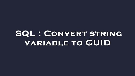 sql convert string: 999 video Yandex'te bulundu