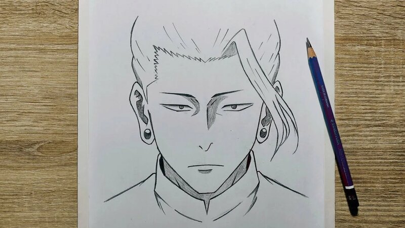 How to draw Geto Suguru | Geto Suguru step by step | Jujutsu kaisen ...