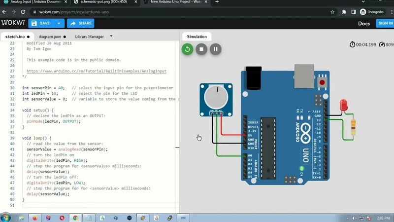 IF ELSE Shorthand Arduino Beginners Tutorial Programming Examples Wokwi ...