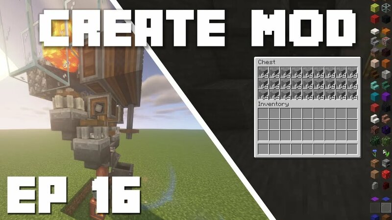 Minecraft Create Mod Tutorial Andesite Farm Ep 16 - Смотреть онлайн в ...