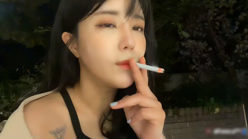 Cute girl smoking 38