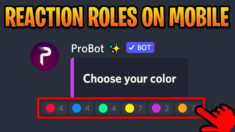Setup Self Assignable Roles on Mobile Using Probot