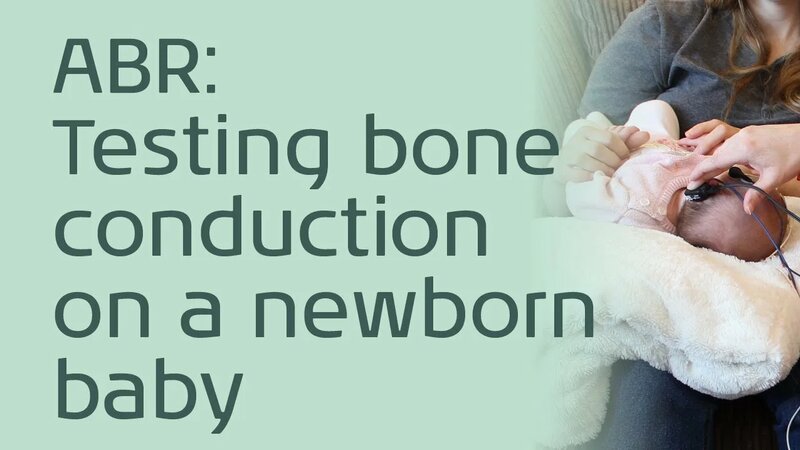 ABR: Testing bone conduction on a newborn baby - Yandex Video aramada ...