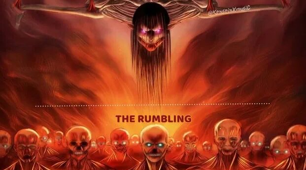 Attack On Titan Opening 7 - The Rumbling | EPIC Version | 4K | 1 hour ...