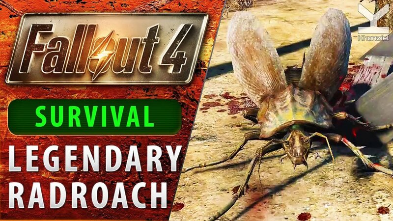 Fallout 4 - Legendary Radroach - Survival - Sunshine Tidings Co-op ...