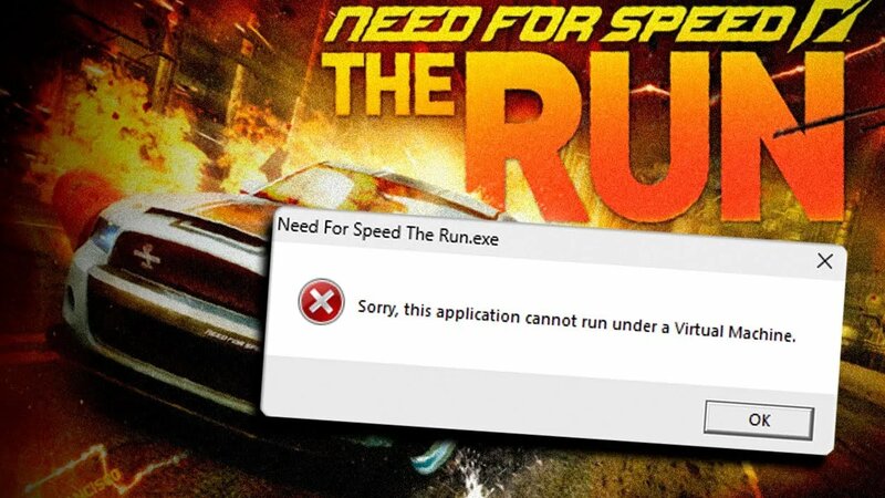 Sorry, this application cannot run under a Virtual Machine / NFS The ...