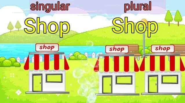 singular and plural || kids preschool learning || online english ...