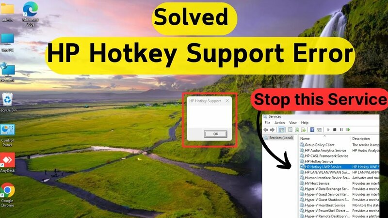 Solved: HP Hotkey Support Error || HP EliteBook HotKey Support Error ...