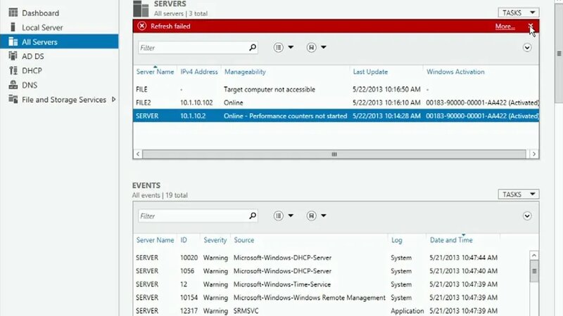 Using Server Manager in Windows Server 2012 to Administer Remote Servers