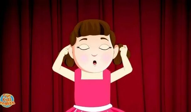 Body Parts Song for Kids English touch your head eyes ears Части тела ...