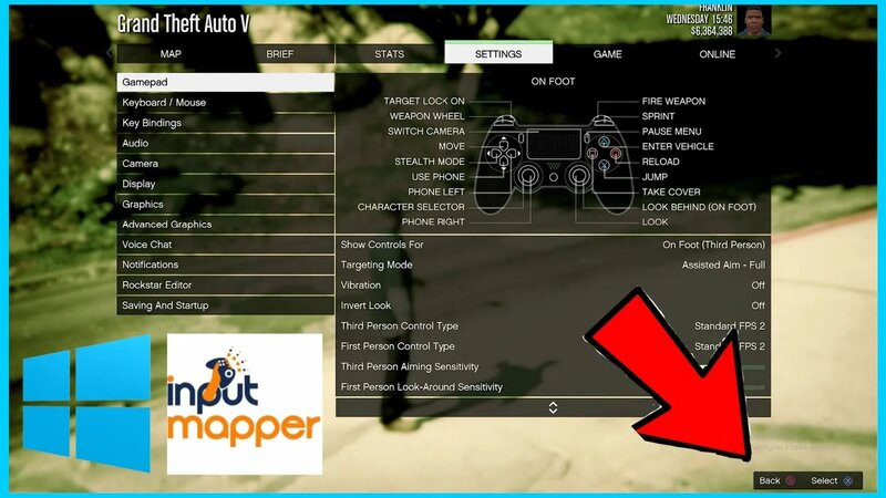 How to play GTA 5 on pc with PS4 controller / PS4 icons for GTA 5 ...