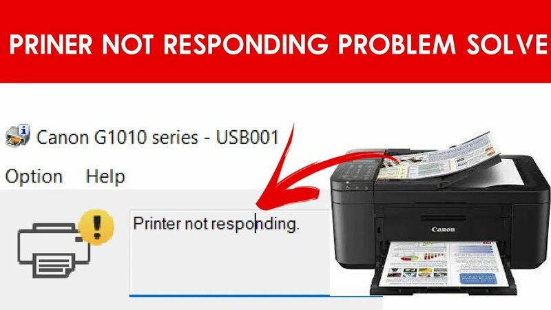 printer not responding problem solve || printer not responding canon ...