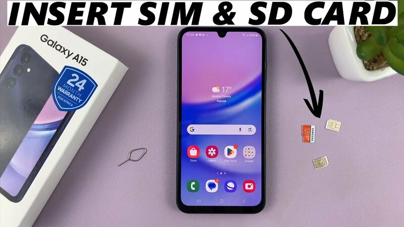 Samsung Galaxy A15 Dual SIM: How To Insert SIM and SD Card - Yandex ...