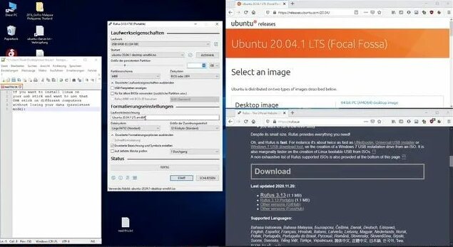 Install Linux / Ubuntu ON USB Drive & RUN FROM IT (Live USB with ...