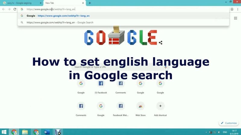 How to set english language in Google Search - Yandex Video aramada ...