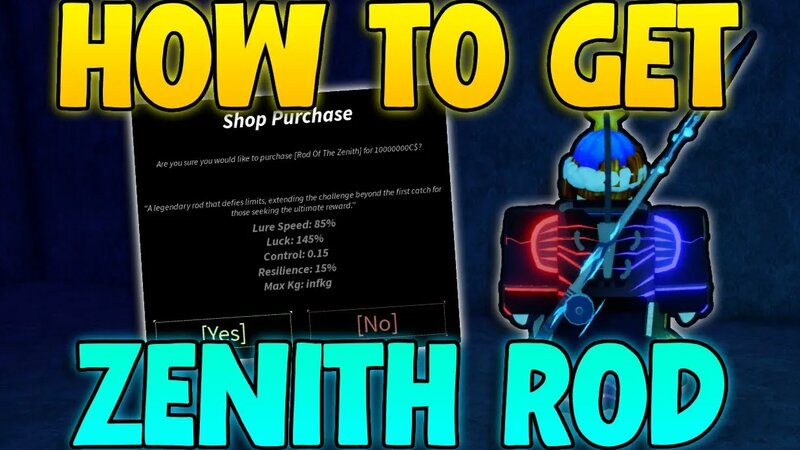 How To Get Rod Of The Zenith In Fisch! Rod Of The Zenith FULL Showcase! (Roblox Fisch ...