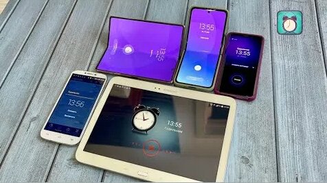 Alarm Timer Clock Tablet Samsung Galaxy Tab & Galaxy Z fold & Z Flip3 ...