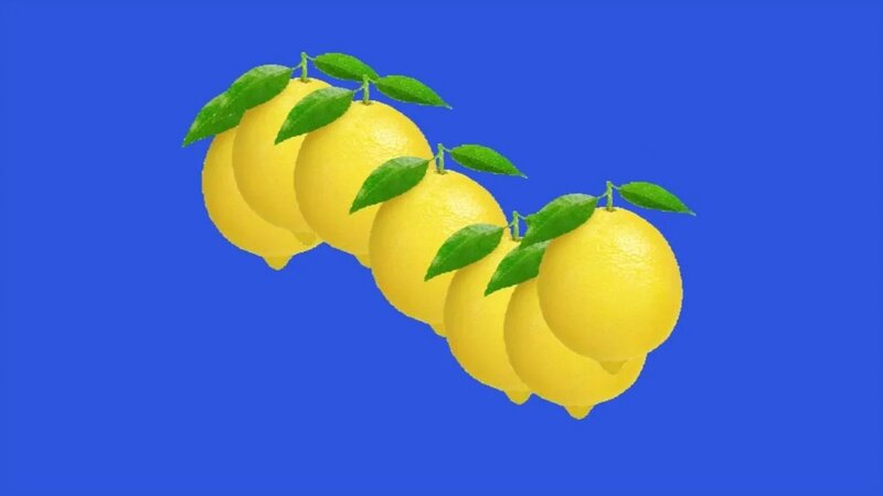 Dancing Lemon Fruits green screen/ green screen animation Dancing fruit ...