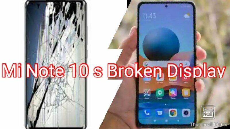 Redmi note 10 s broken screan mi note 10 s broken Display mi note 10s ...