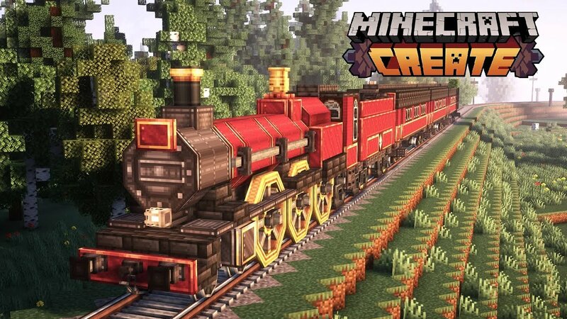 Hogwarts Express in Minecraft Create Mod | Train Tutorial - Смотреть ...