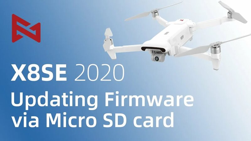 FIMI X8SE 2020 Tutorial - Updating Firmware via Micro SD card ...