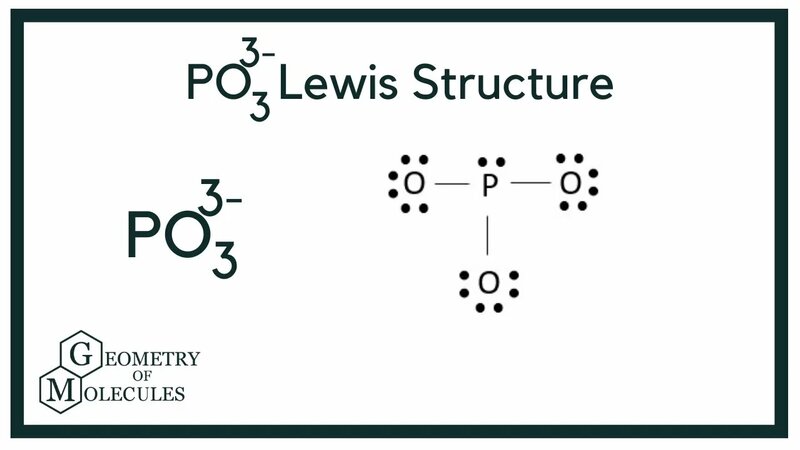 PO3 3- Lewis Structure: How to Draw the Lewis Structure for PO3 3 ...