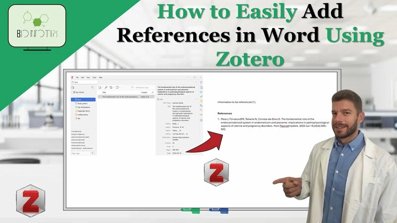 How to Easily Add References in Word Using Zotero #tutorial #zotero # ...