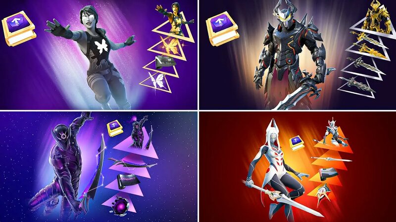 All Fortnite Level Up Quest Packs (CH3 S1 - CH4 S4) - Смотреть онлайн в ...