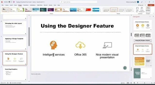 How to use Designer in PowerPoint | PowerPoint 2021 for Microsoft 365 ...