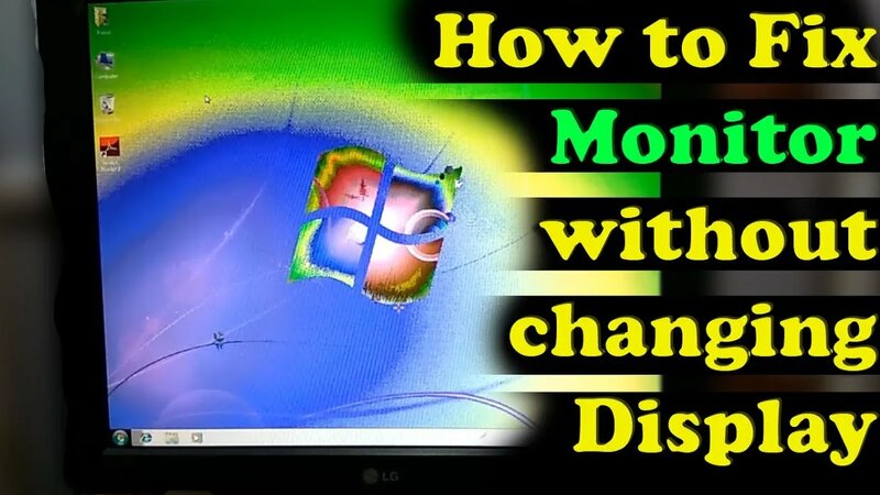 How to fix monitor negative color problem without changing display ...